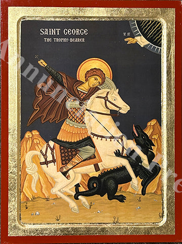 Saint George (Dark Blue Background) – Annunciation Press